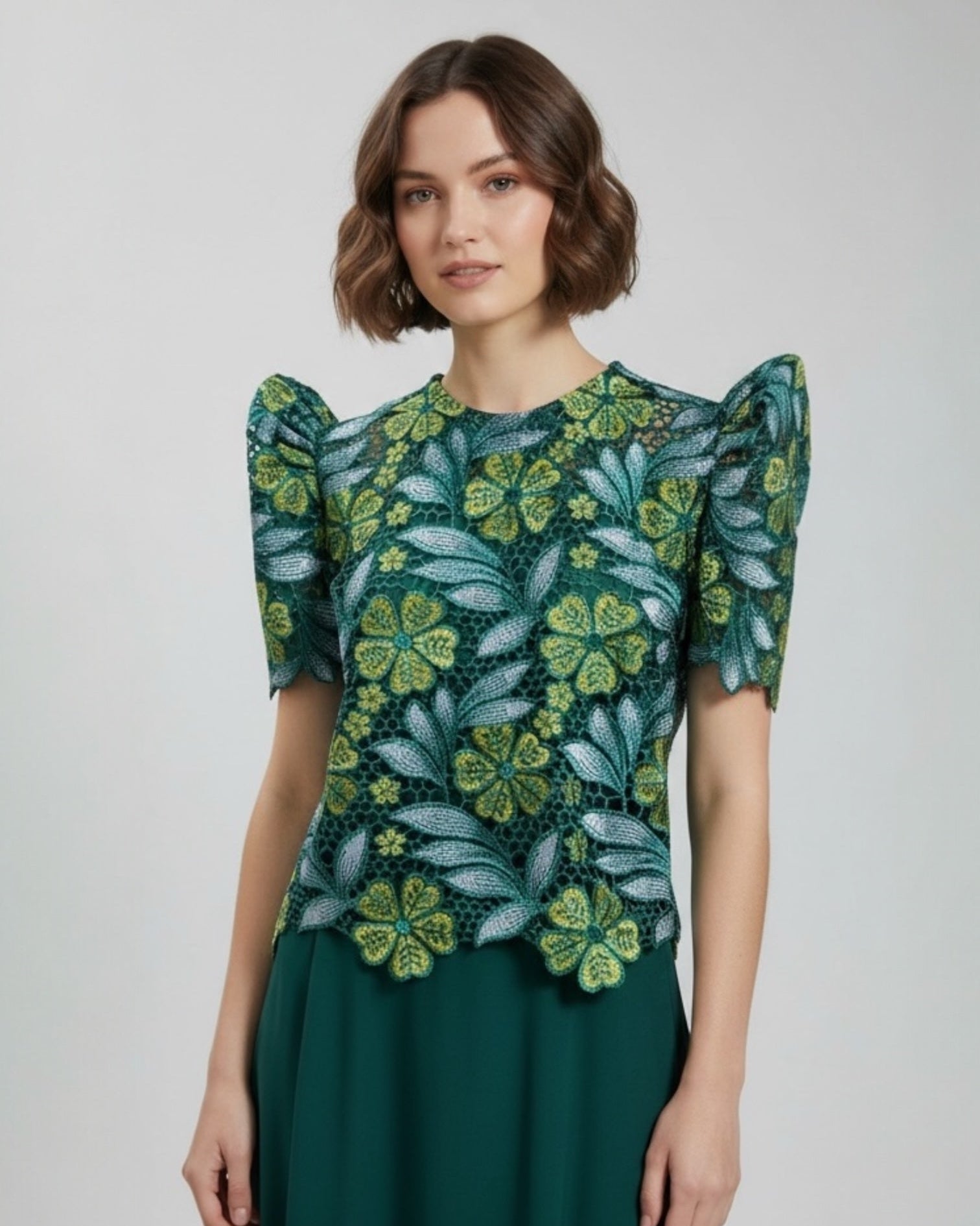 Lace Roundneck Terno Top – DetailsPH