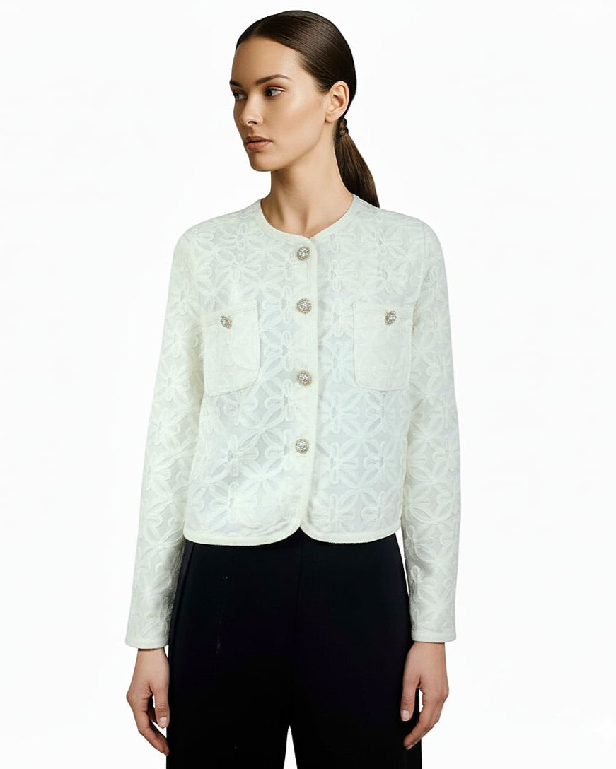 Flower Pattern Jacket – DetailsPH